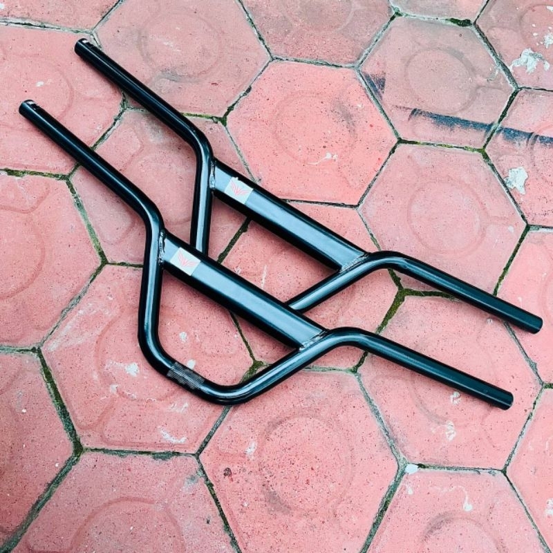 Jual Setir stang lontong L3 sepeda BMX onthel taiwan steel hitam ceper ...