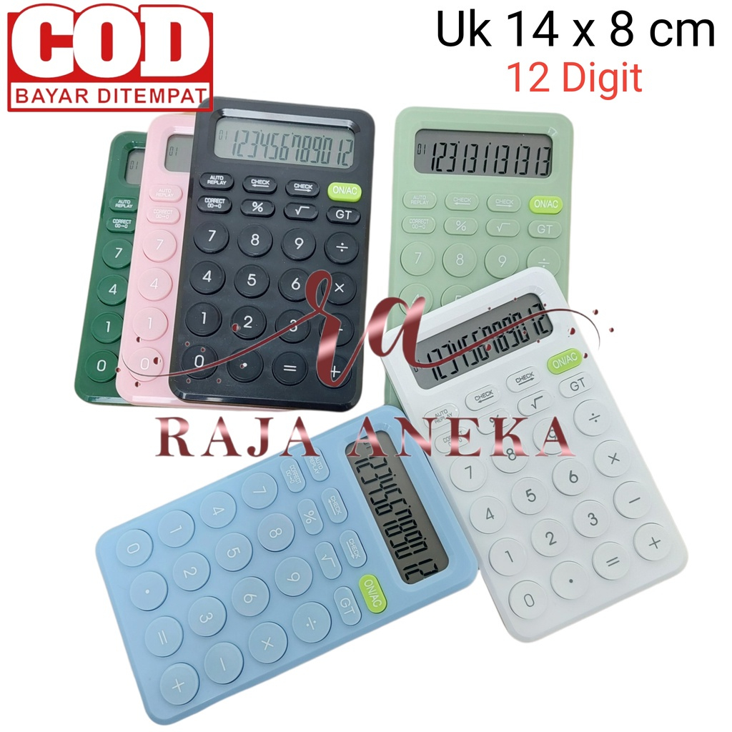 Jual Kalkulator SDC 6112 dan 6000 Warna Menarik Calculator Unik 12 ...
