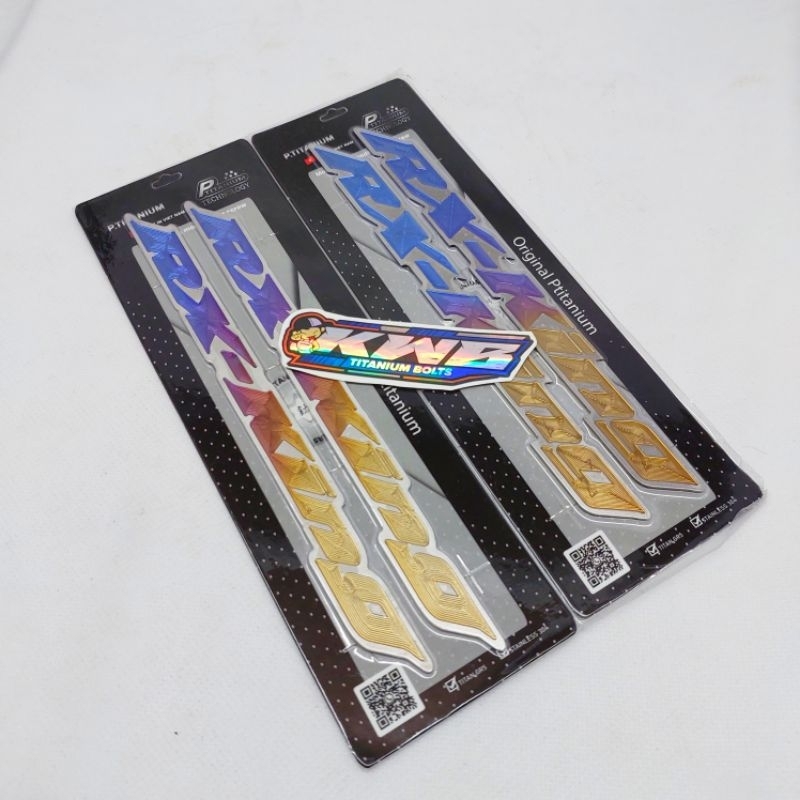 Jual Emblem logo body yamaha rx king titanium gr5 original warna ...