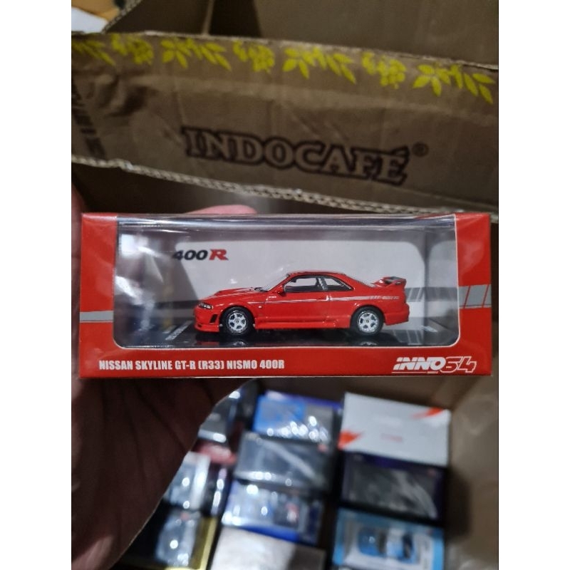 Jual inno64 nissan skyline gtr r33 nismo 400r super clear red | Shopee ...