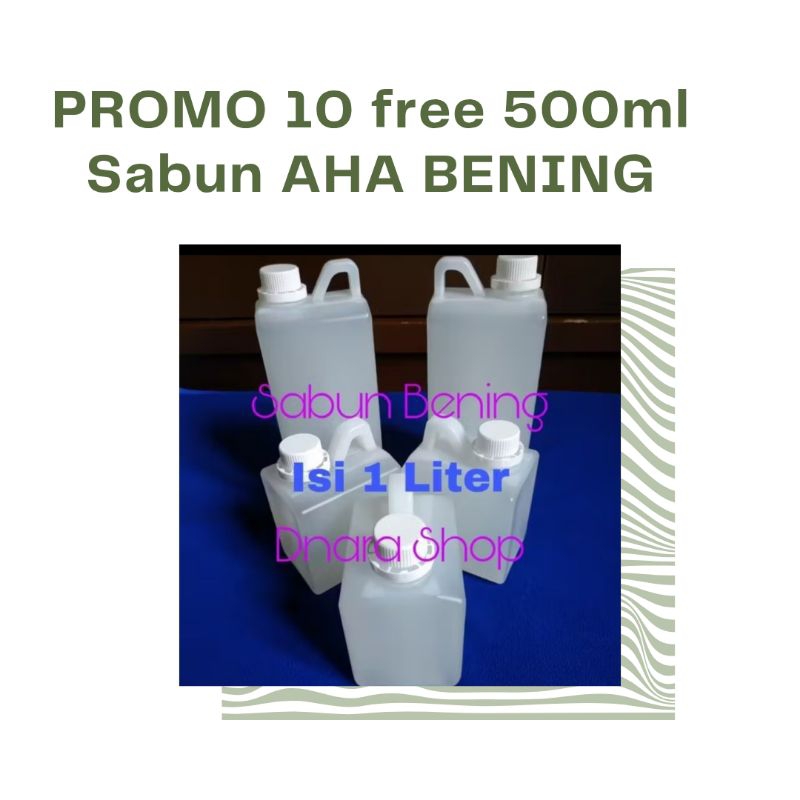 Jual PROMO 10 free 500ml Sabun AHA BENING | Shopee Indonesia
