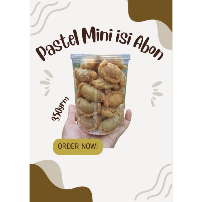 Jual Pastel mini abon sapi 350 gram kue pastel abon | Shopee Indonesia