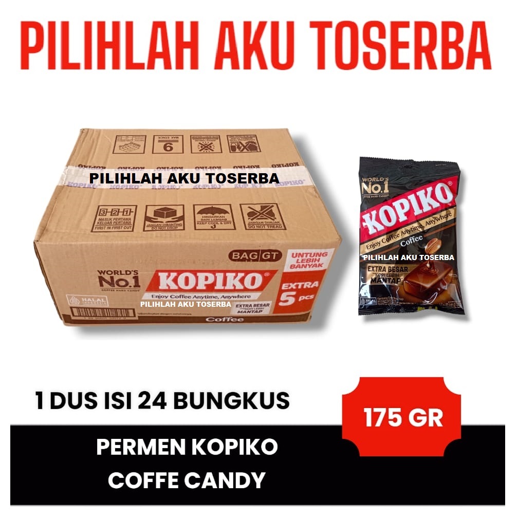 Jual Permen Kopi KOPIKO COFFEE CANDY 175 gram - ( HARGA 1 DUS ...