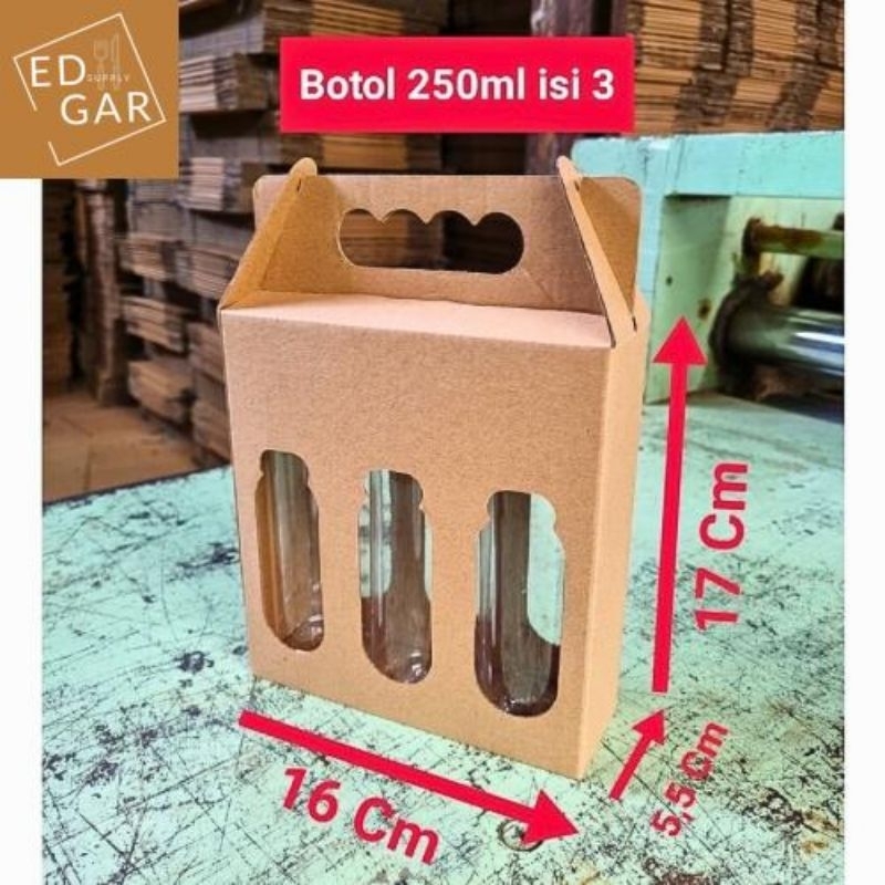 Jual kardus dus minuman botol / box dus hampers minuman botol / kotak ...