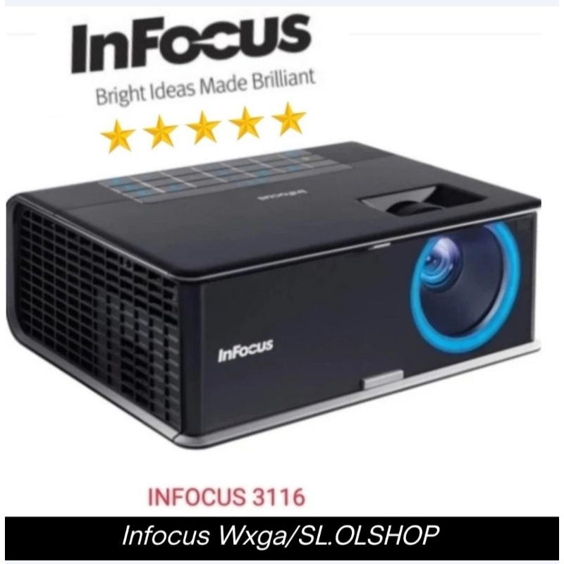 Jual Proyektor Infocus in3116 Wxga 3500 Ansi Lumens Hdmi | Shopee Indonesia