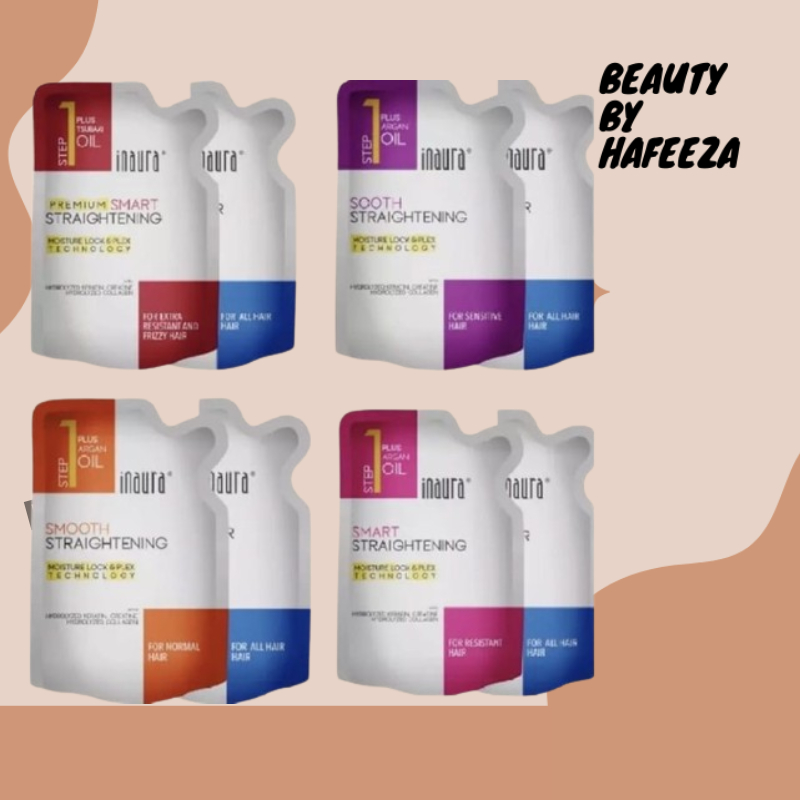 Jual INAURA Magia Straight Smoothing Keratin System Pouch 130ml Step1 ...