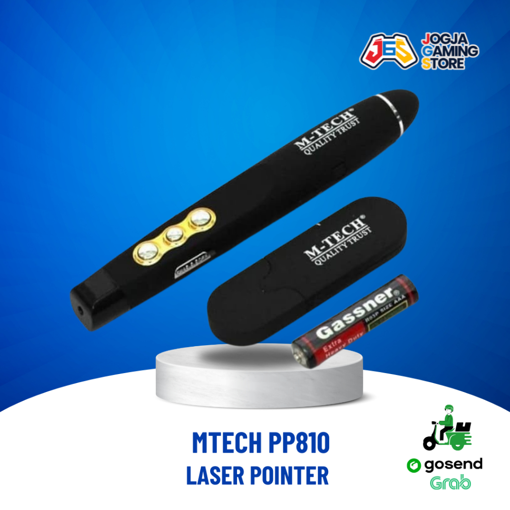 Jual M-tech PP-810 Wireless Presenter Laser Pointer Mtech PP810 | Shopee Indonesia