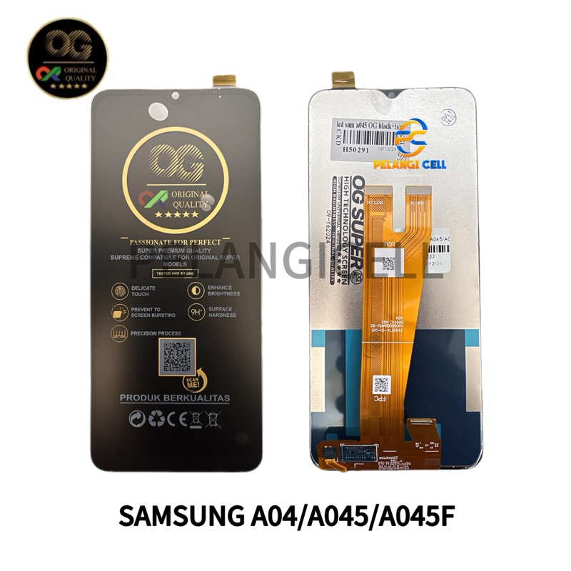 Jual LCD TOUCHSCREEN SAMSUNG A04 / GALAXY A04 /A045 / A045F FULL SET ORIGINAL OG SUPER | Shopee ...