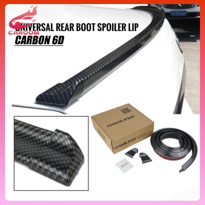 Jual CAROOM Lips Ducktail Carbon /Hitam Polos Spoiler Belakang Mobil ...