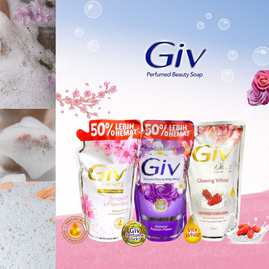Jual GIV Body Wash Refill 825ML - Sabun Mandi | Shopee Indonesia