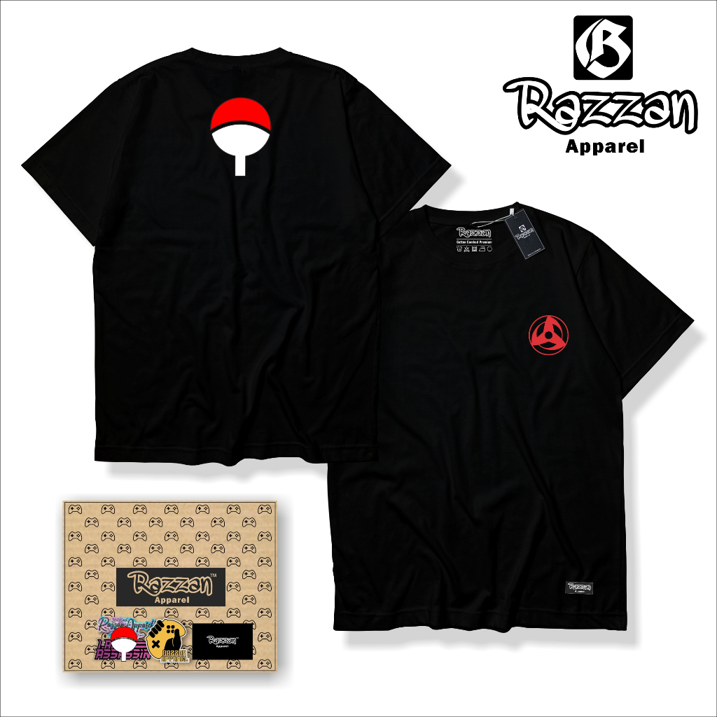 Jual Razzan kaos uchiha special anime naruto baju anime razzan apparel ...