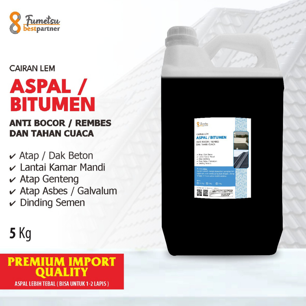 Jual Cairan LEM ASPAL Premium / BITUMEN / Aspal Cair Cat Pelapis Anti ...