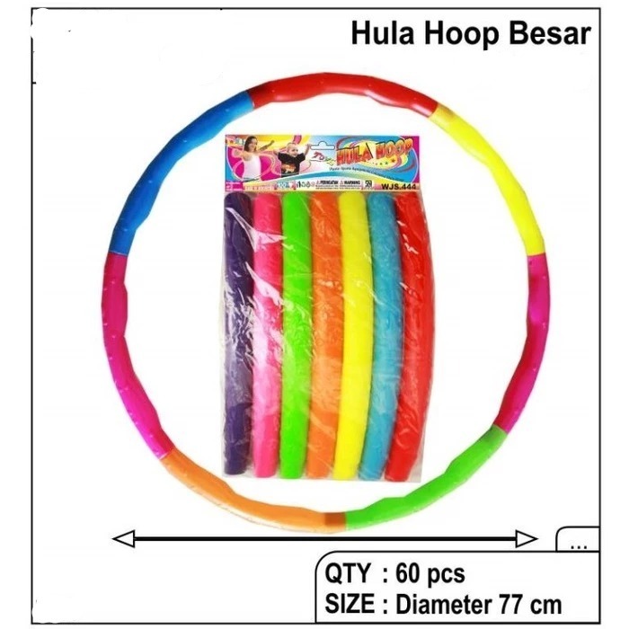 Jual HULAHOP RING PLASTIK TANGGUNG / HULA HOOP WARNA-WARNI TANGGUNG / HULA HOOP PELANGI TANGGUNG ...