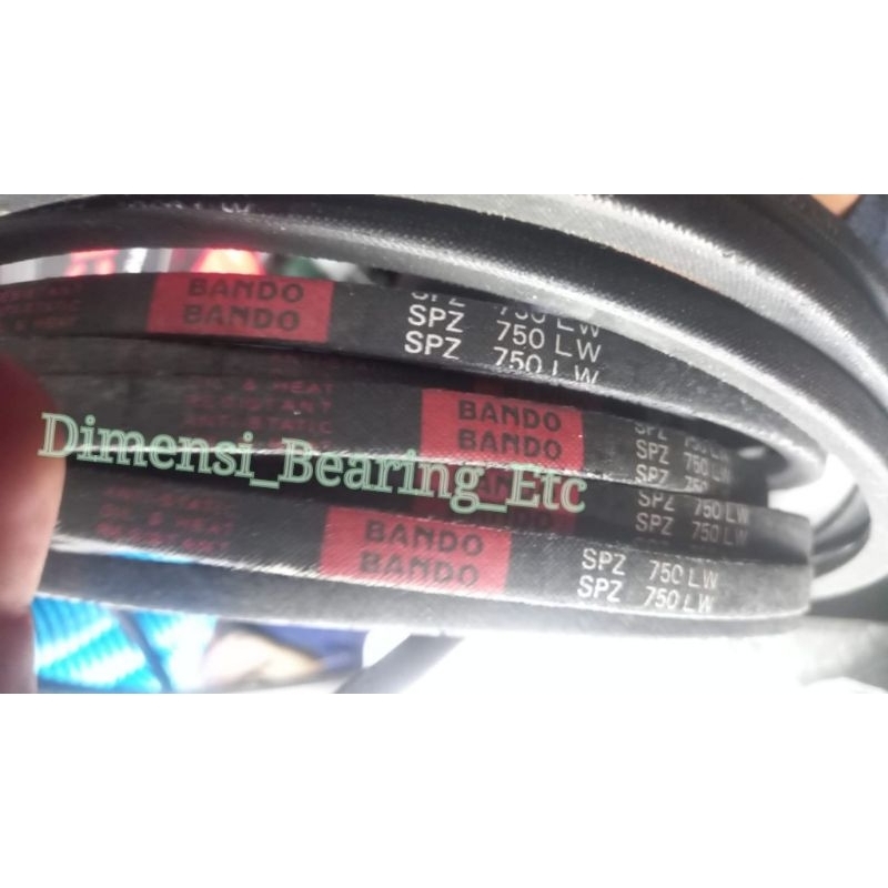 Jual V-BELT SPZ 750 BANDO / SPZ750 BANDO | Shopee Indonesia