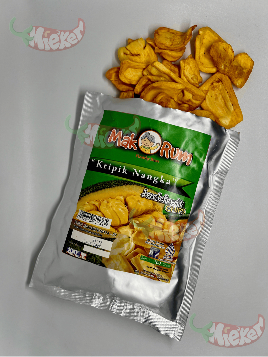 Jual KERIPIK NANGKA CHIPS SNACK JAJAN CAMILAN ENAK OVEN GORENG SUPER ...