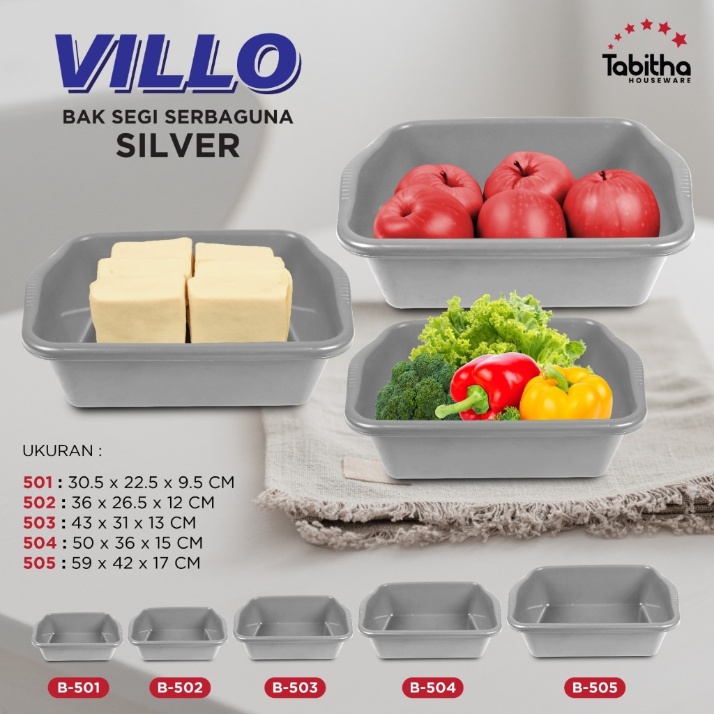 Jual Tabitha [Cargo] Baskom Kotak Plastik Jumbo / Bak Buah & Sayuran ...