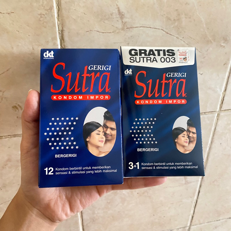 Jual (PRIVASI AMAN) Kondom SUTRA Gerigi isi 12 [ReadySiapKirim] | Shopee Indonesia