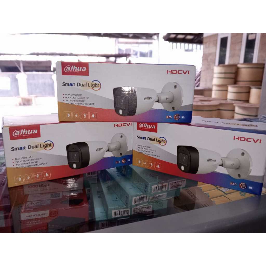 Jual Kamera OUTDOOR Dahua Colorvu AUDIO 2MP HFW1240CMP-IL-A CAMERA CCTV ...