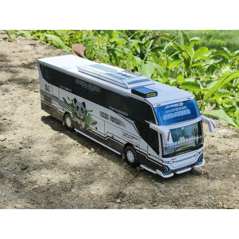 Jual miniatur bus basuri kids panda terbaru baik rasa | Shopee Indonesia