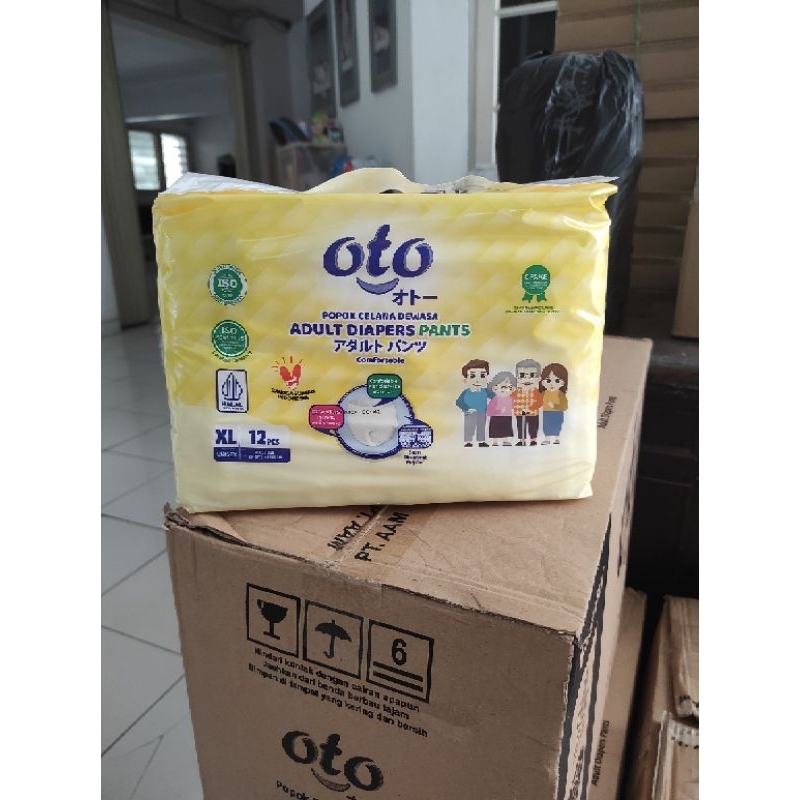 Jual Popok Dewasa Celana Adult Diapers Oto Pants Ukuran XL isi 12pcs ...