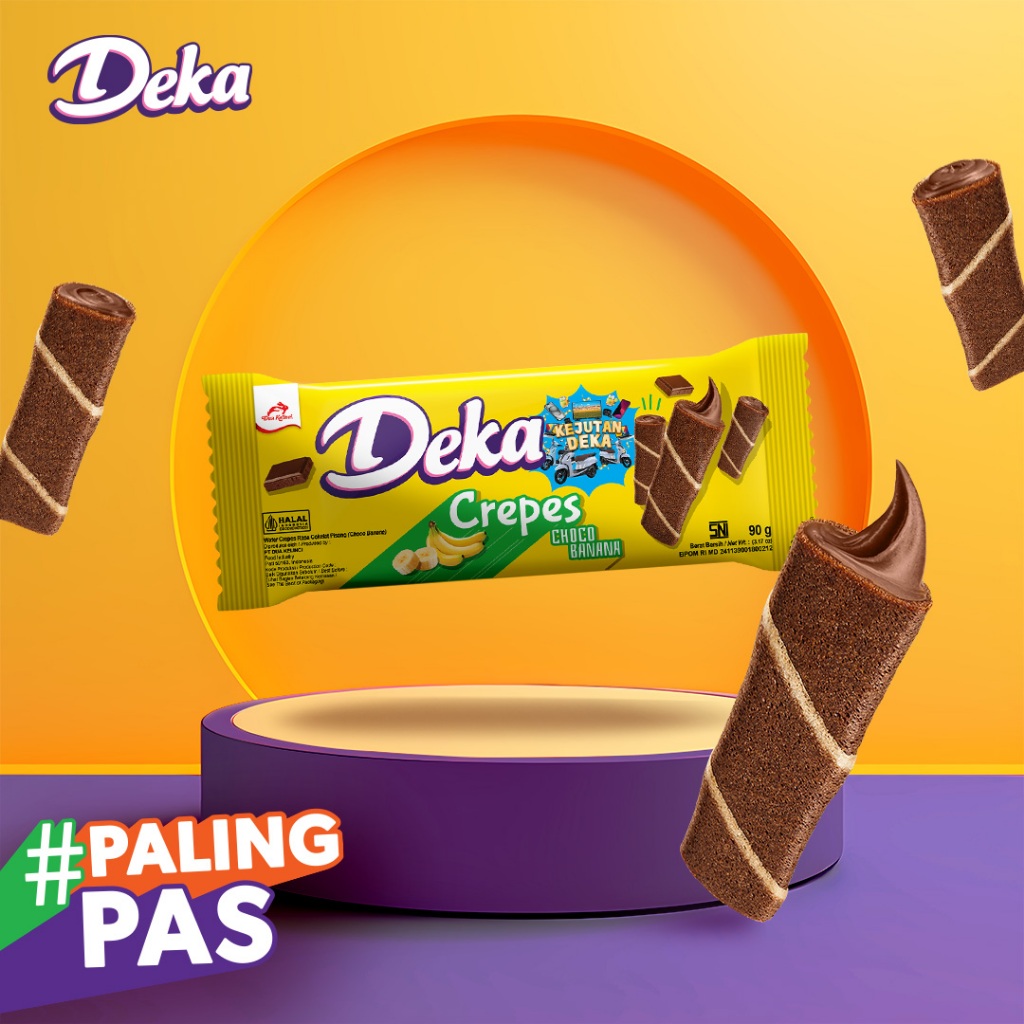 Jual DEKA Crepes - Choco Banana (90g) | Shopee Indonesia