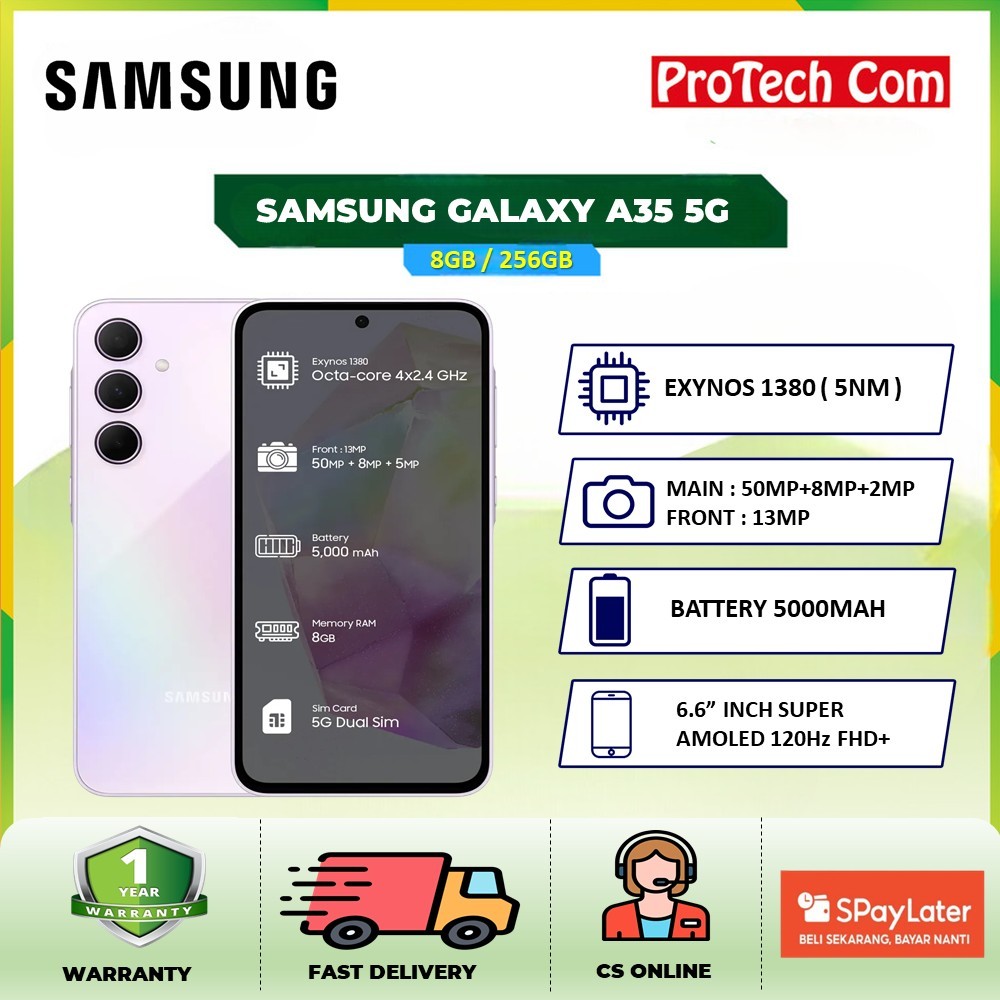 Jual SAMSUNG GALAXY A35 5G - 8GB/256GB GARANSI RESMI INDONESIA | Shopee Indonesia