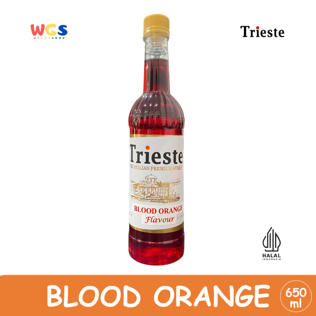 Jual Trieste Syrup Premium Blood Orange Flavour 650ml – Sirup Jeruk ...