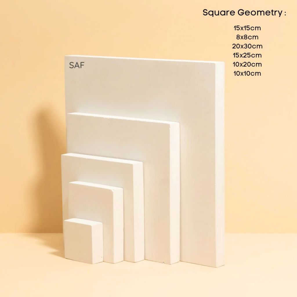 Jual SAF Square Geometry 6 Variant Ukuran - Podium Levelling Display ...