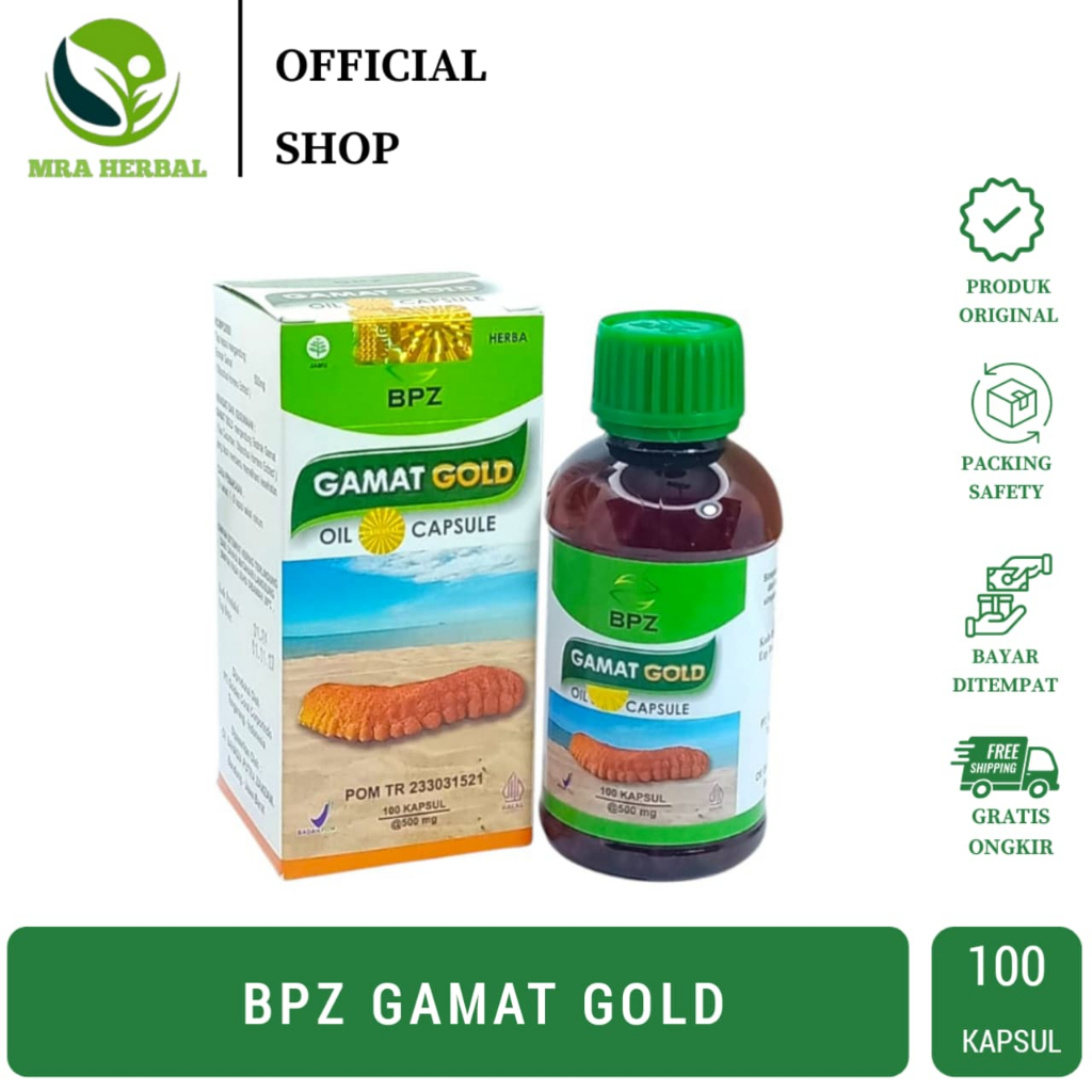 Jual Gamat Gold BPZ Oil Capsule | Kapsul Ekstrak Gamat Membantu ...