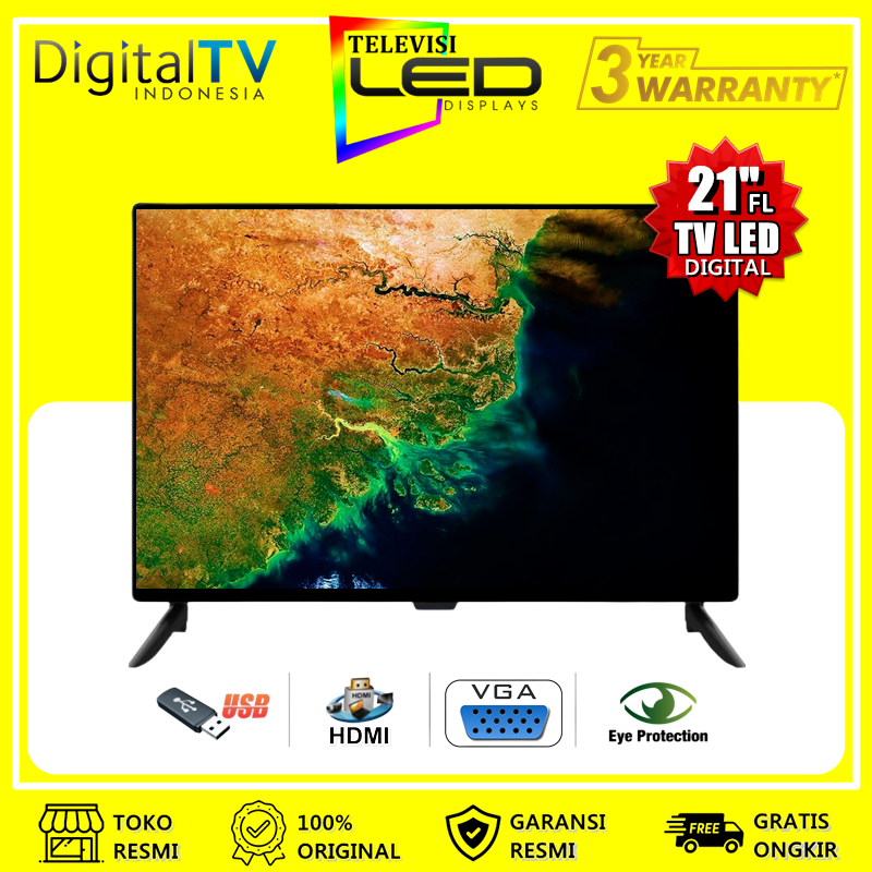 Jual TV MURAH TV DIGITAL LED 21 INCH Full HD TV LED Televisi Murah ...