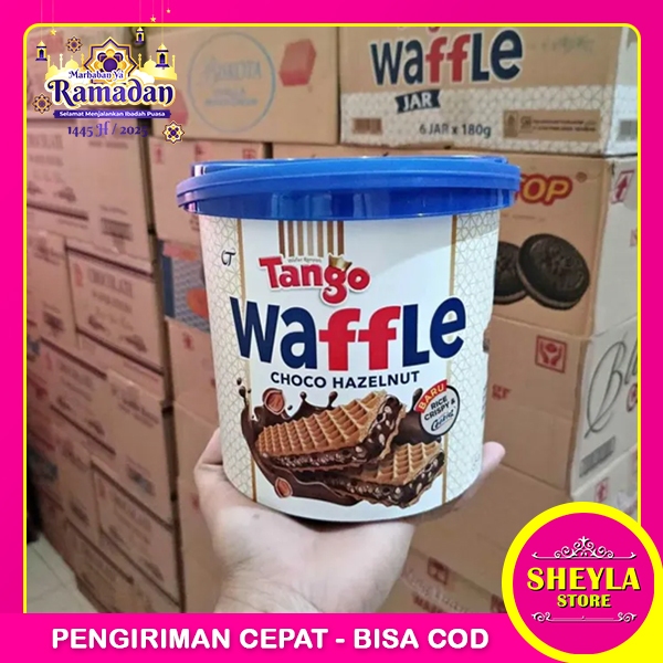 Jual Tango Waffle Choco Hazelnut Jar Timba Kaleng 180 Gr / Tango ...