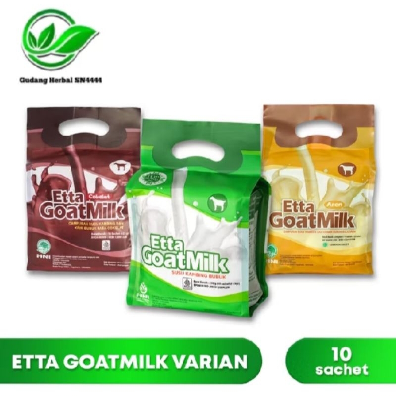 Jual Etta goat milk HNI egm original aren coklat isi 10 sachet x 25gr ...
