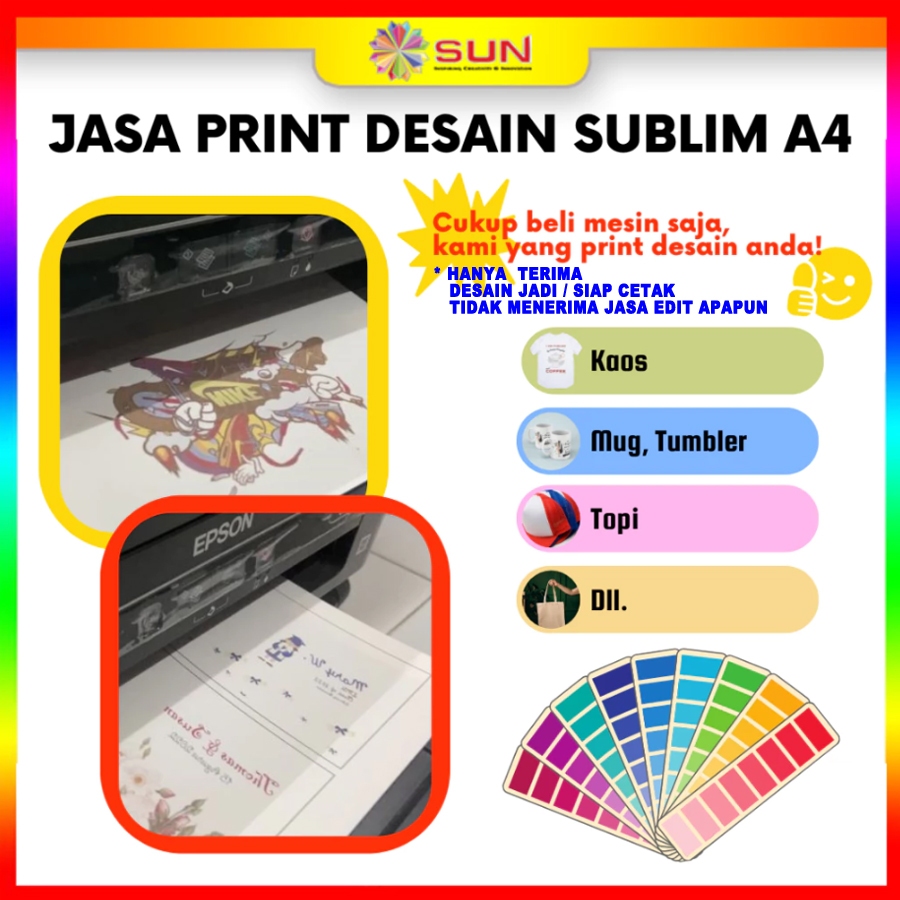Jual Jasa Cetak / Print Desain Kertas Sublime A4 (File Siap Cetak ... Jual Jasa Cetak / Print Desain Kertas Sublime A4 (File Siap Cetak ...