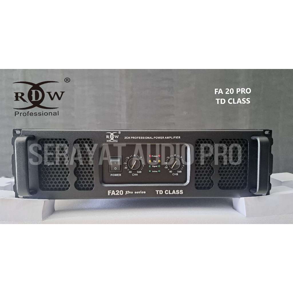 Jual POWER AMPLIFIER : RDW FA 20 PRO series | Shopee Indonesia