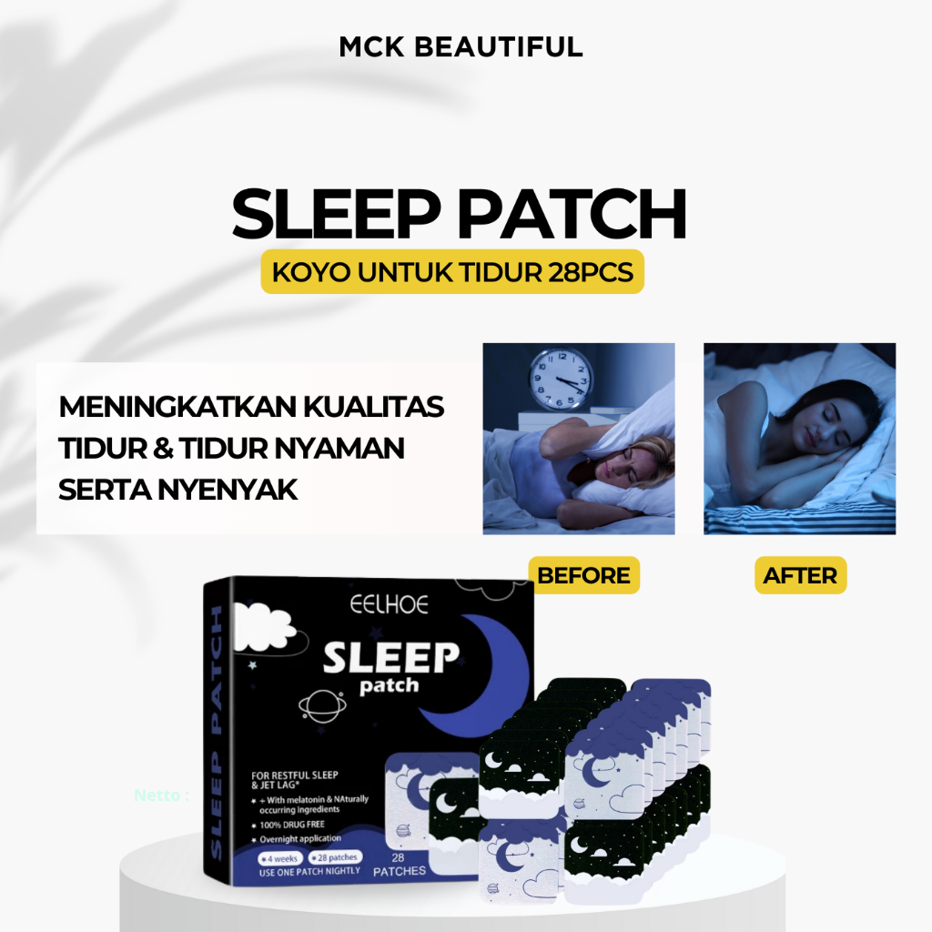 Jual EELHOE Sleep Patch 28pcs Sleep Aid Patch Relieve Insomnia ...