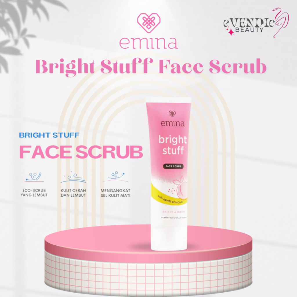 Jual Emina Bright Stuff Face Scrub 50 ml Original | Shopee Indonesia