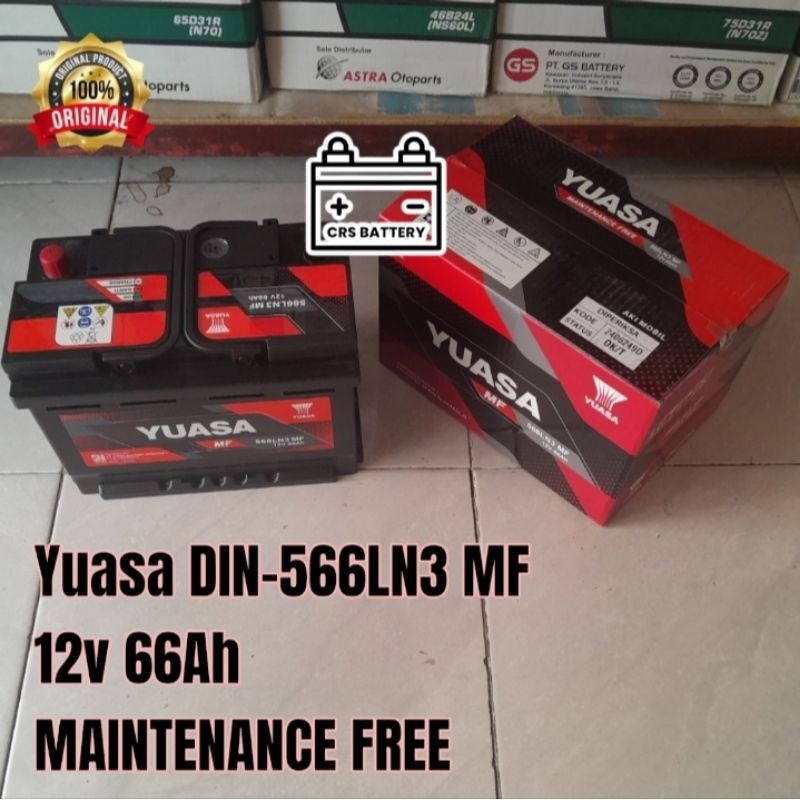 Jual Aki Mobil Innova Reborn Diesel, Fortuner VRZ Diesel Yuasa 566LN3 LN3 MF 66Ah | Shopee Indonesia