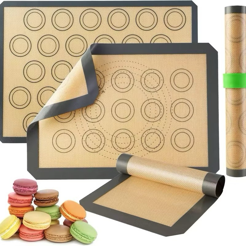 Jual Silicon Baking Pad | Alas Cookies Oven Kue Macaron Microwave ...