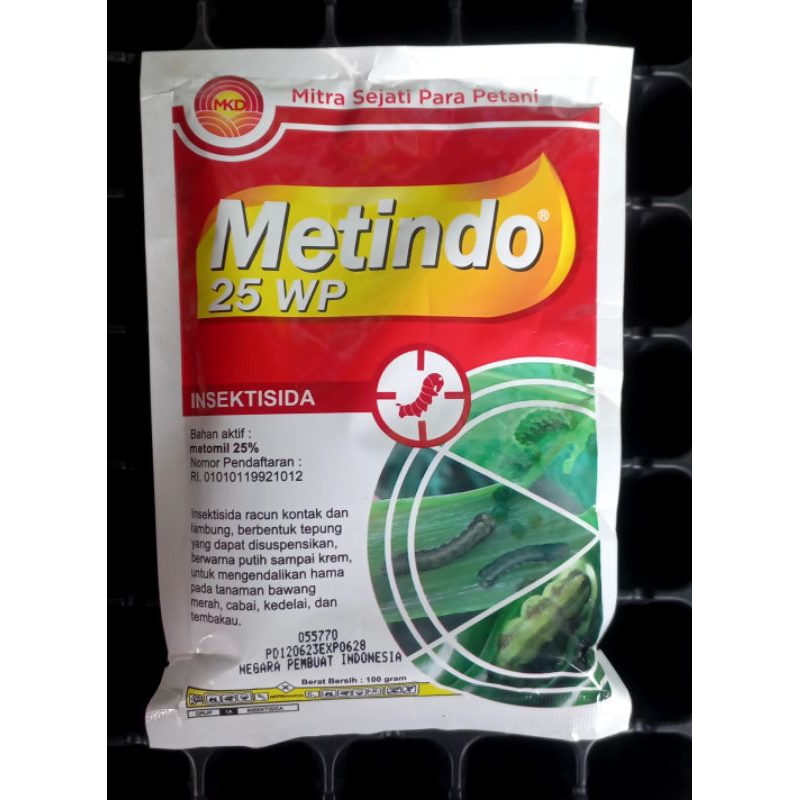 Jual Insektisida METINDO 25 WP Kemasan 100 Gram | Shopee Indonesia