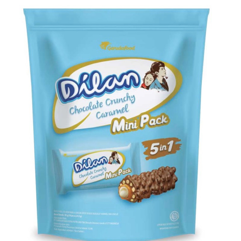 Jual dilan cokelat crunchy mini pack 95g | Shopee Indonesia