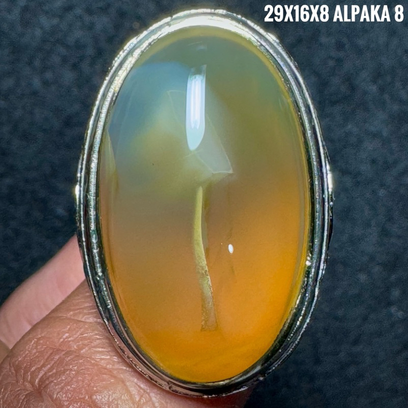 Jual Cincin Batu Akik Natural Baturaja Banyumili Super Giwang | Shopee ...