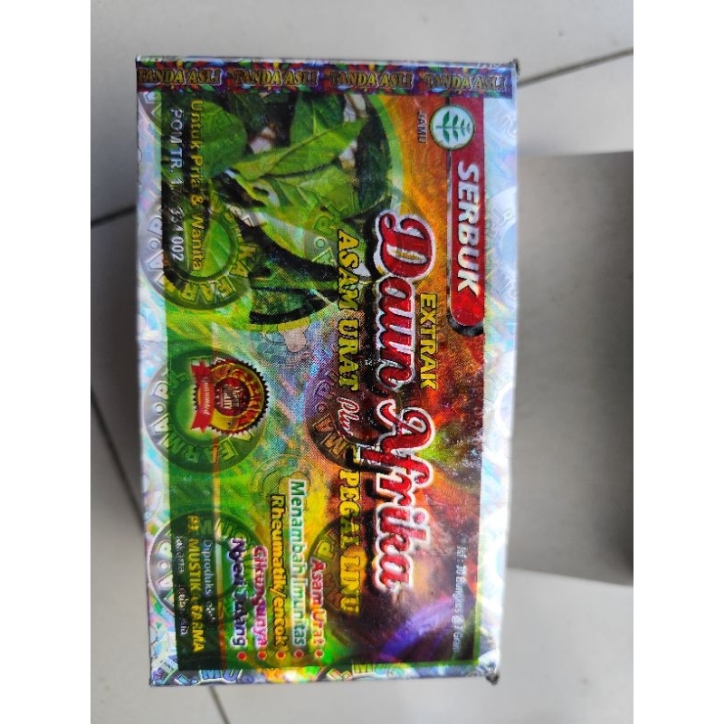 Jual jamu daun afrika original serbuk 30 saset | Shopee Indonesia
