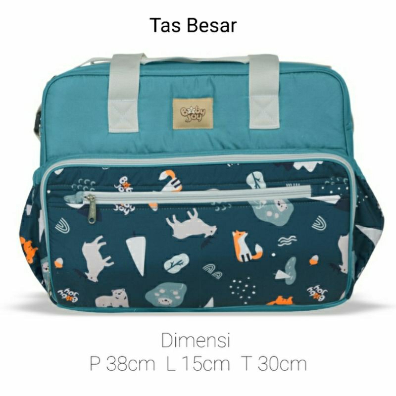 Jual Baby Joy Tas Besar Alaska Series Saku Depan | Large Baby Bag | Tas ...