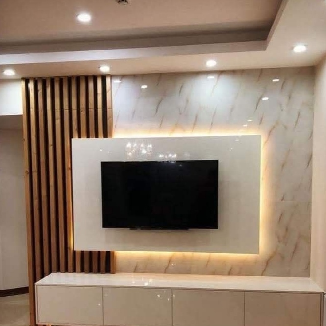 Jual Backdrop Tv Lampu Led Minimalis modern | Shopee Indonesia