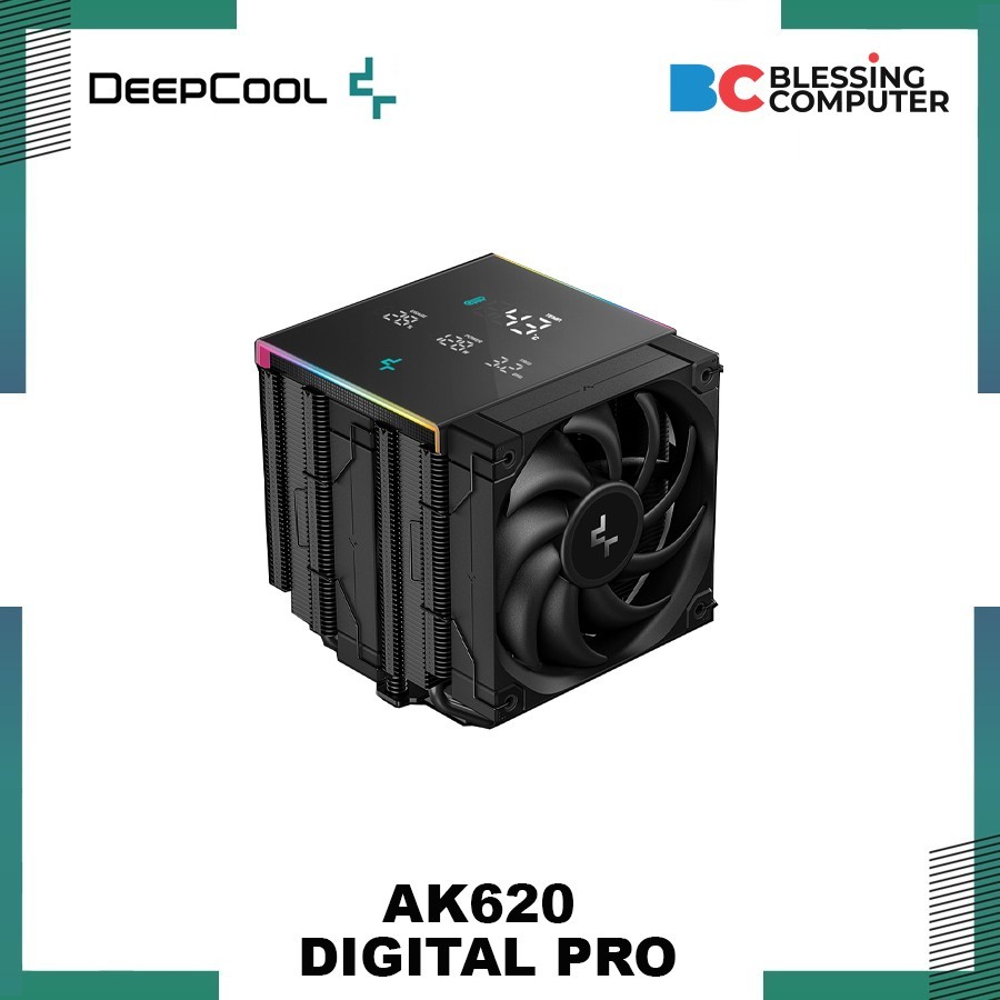 Jual Cooler DEEPCOOL AK620 DIGITAL PRO R-AK620-BKAPMN-G Black | Shopee Indonesia