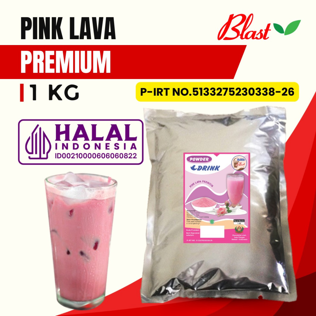 Jual Bubuk PINK LAVA PREMIUM 1 KG - Bubuk Minuman Pink Lava - Powder ...