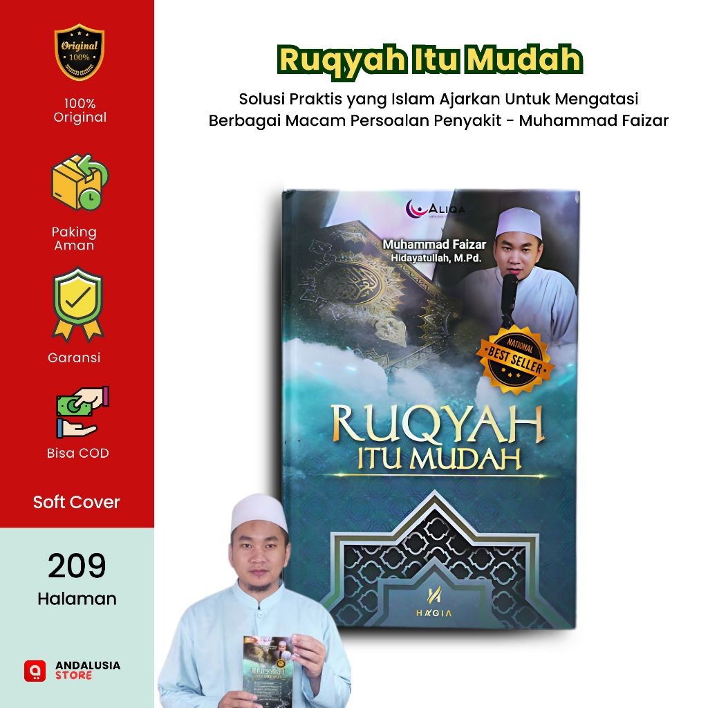 Jual ORIGINAL Buku Ruqyah Itu Mudah Karya Ustadz Muhammad Faizar ...