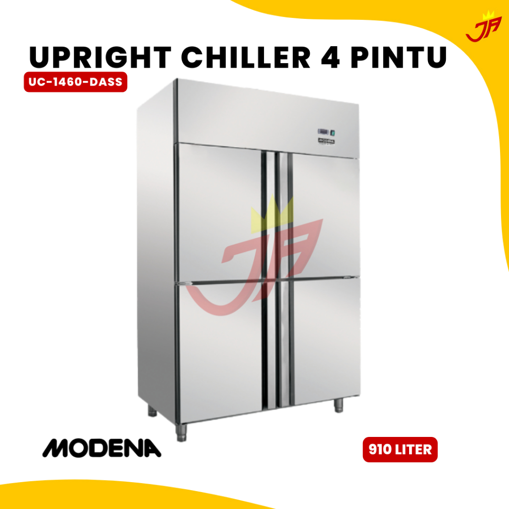 Jual MODENA UC 1460 Dass ss Upright Chiller 4 Pintu UC1460DASS | Shopee ...