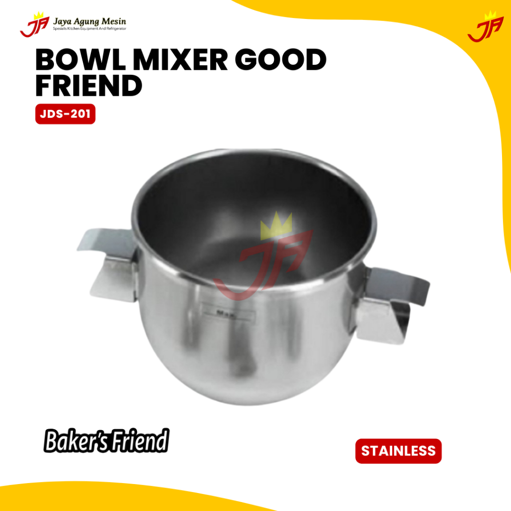 Jual BAKER'S FRIEND Bowl Mixer Good Friend JDS-201 | Shopee Indonesia