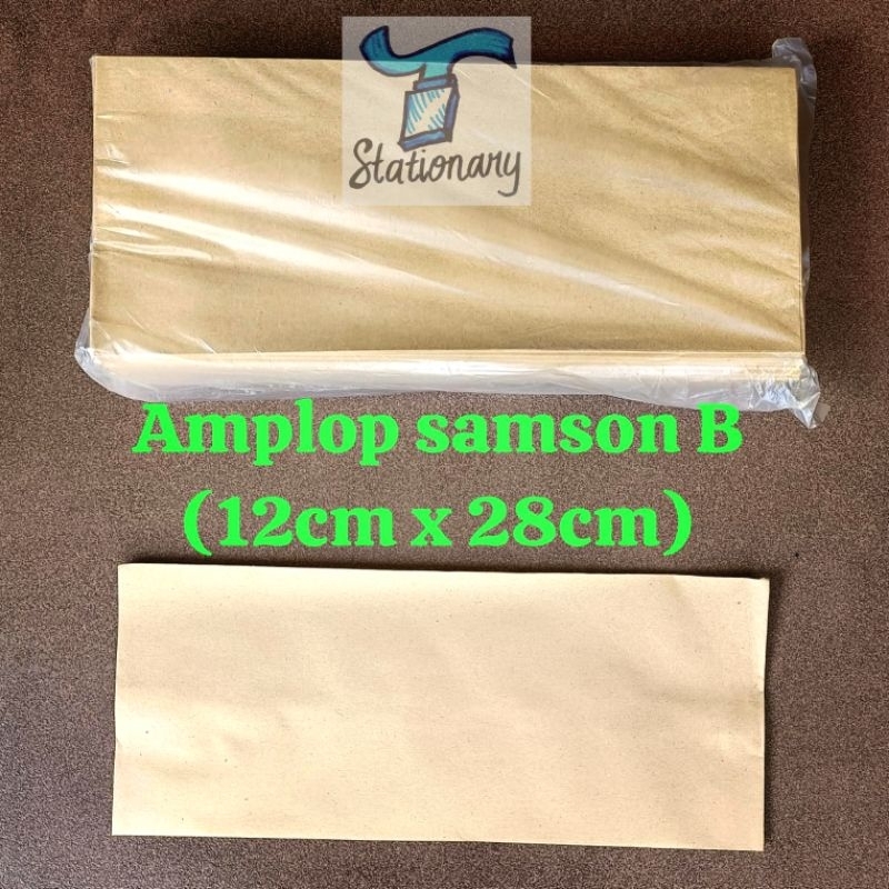 Jual Amplop Samson B (12x28cm). | Shopee Indonesia